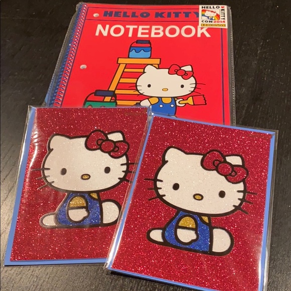 Hello Kitty | Other | Hello Kitty Notebook Papyrus Blank Cards | Poshmark